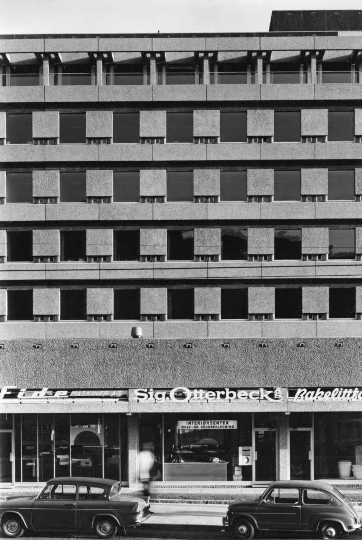 Teigens Fotoatelier, Jon Seip, John Engh, Kontorbygg i Drammensveien 30 ...