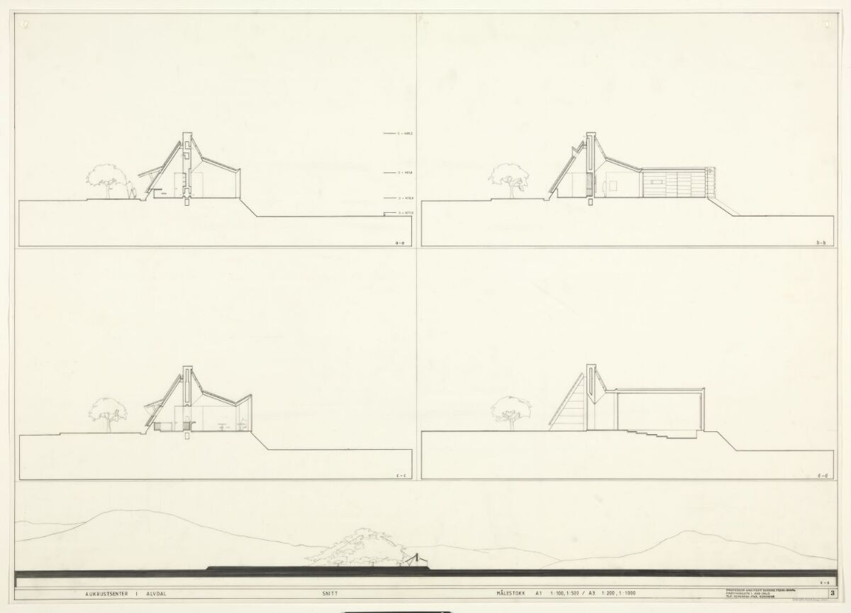 Sverre Fehn, Aukrust Center, Alvdal – Nasjonalmuseet – Collection
