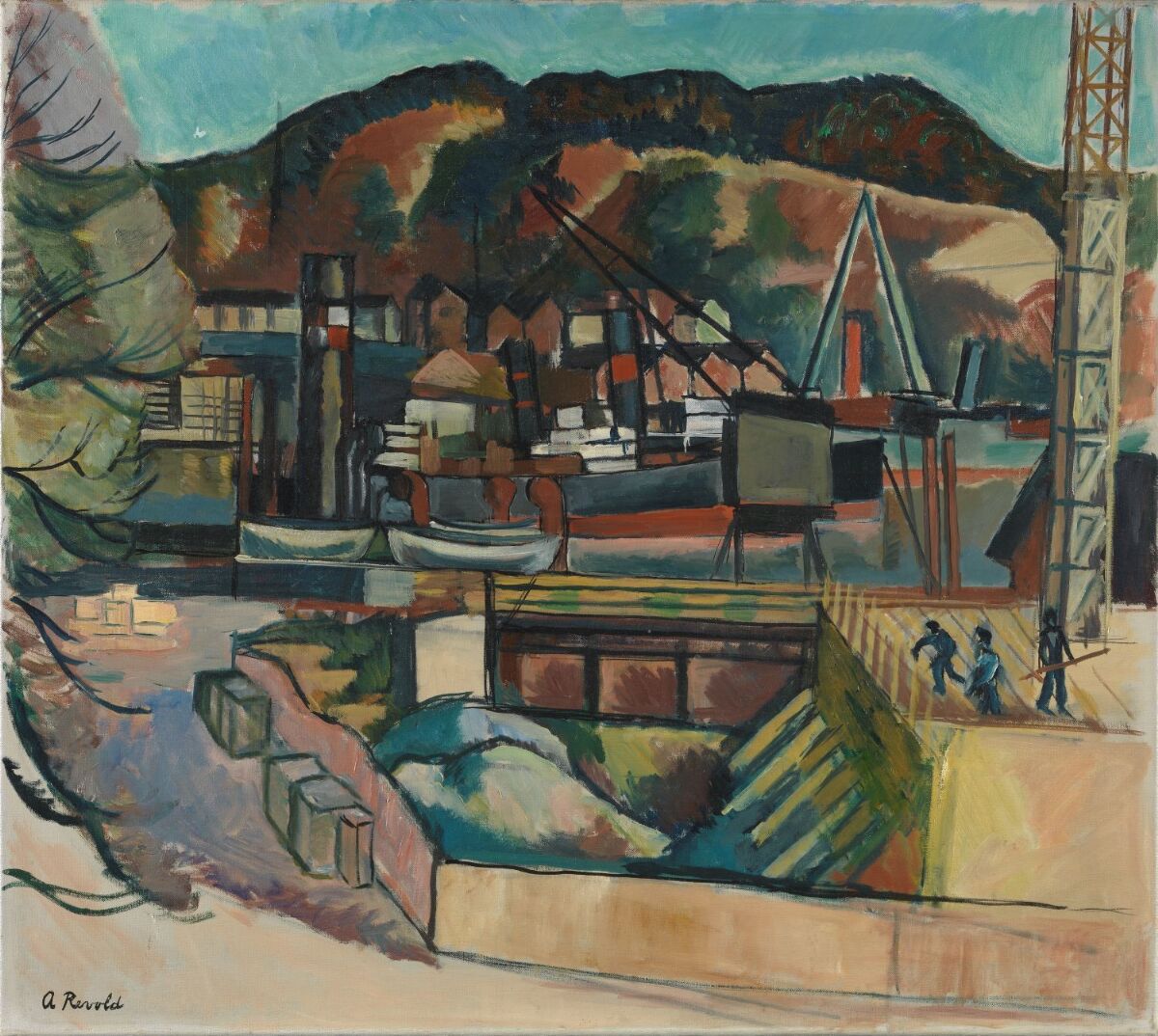 Axel Revold, Havnebilde – Nasjonalmuseet – Samlingen