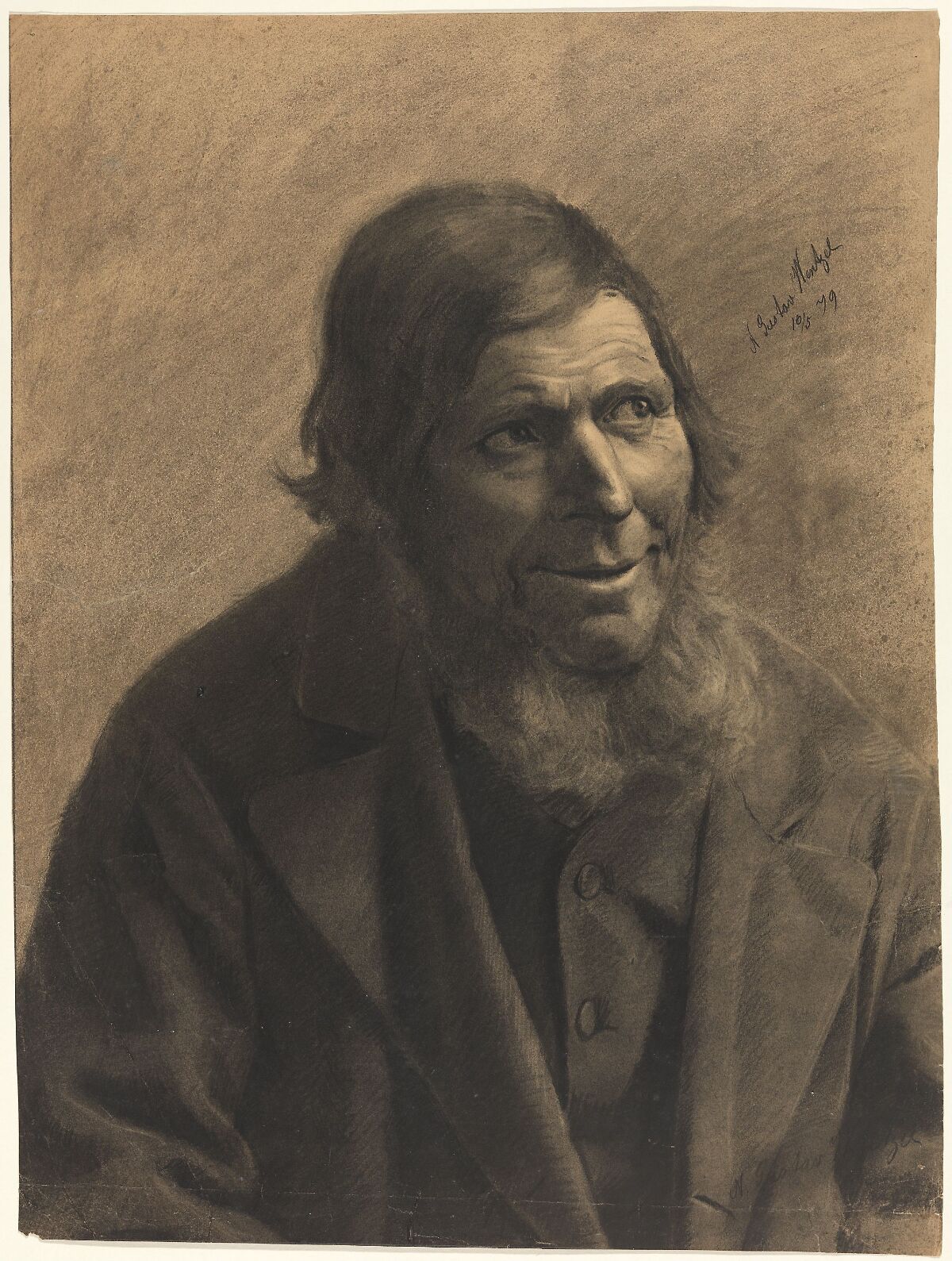 Gustav Wentzel, Skjegget mann – Nasjonalmuseet – Samlingen