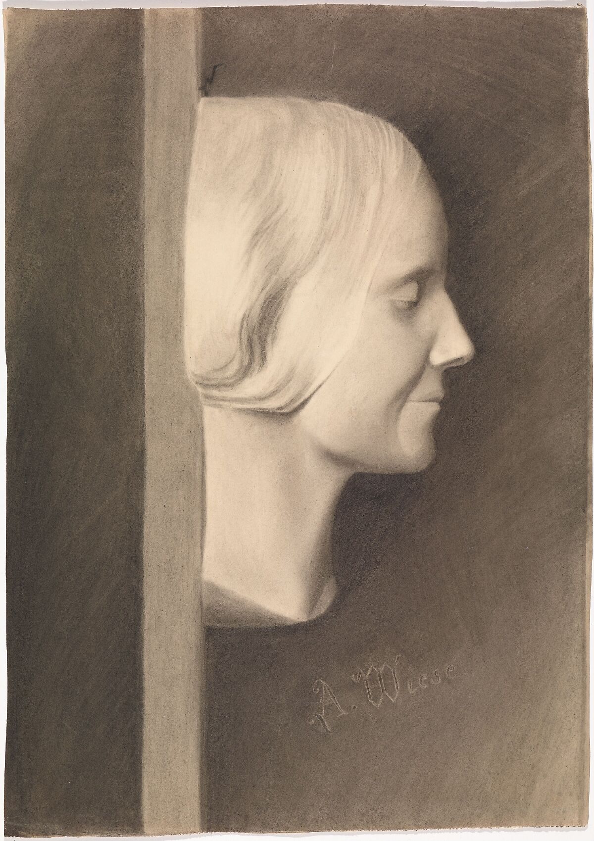 Annette Wiese Schirmer, Studie av gipsmaske – Nasjonalmuseet – Samlingen