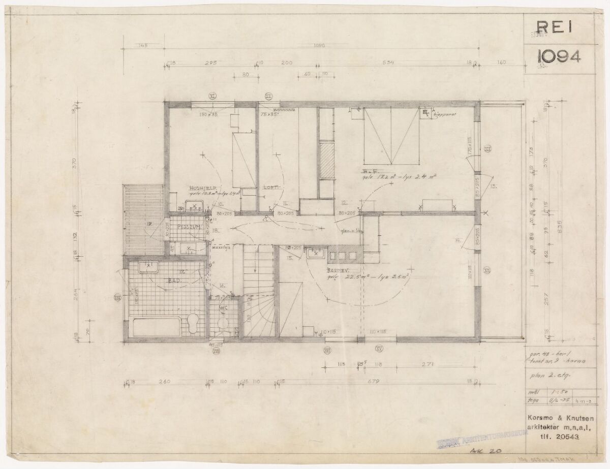 Reiss, Arne Korsmo, Knut Knutsen, Villa Reiss – Nasjonalmuseet – Collection