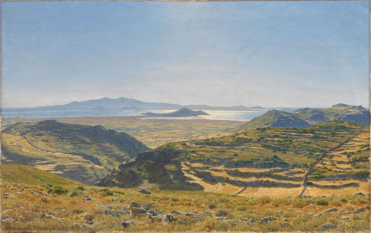Niels Skovgaard, Utsikt fra Naxos mot Paros – Nasjonalmuseet – Collection