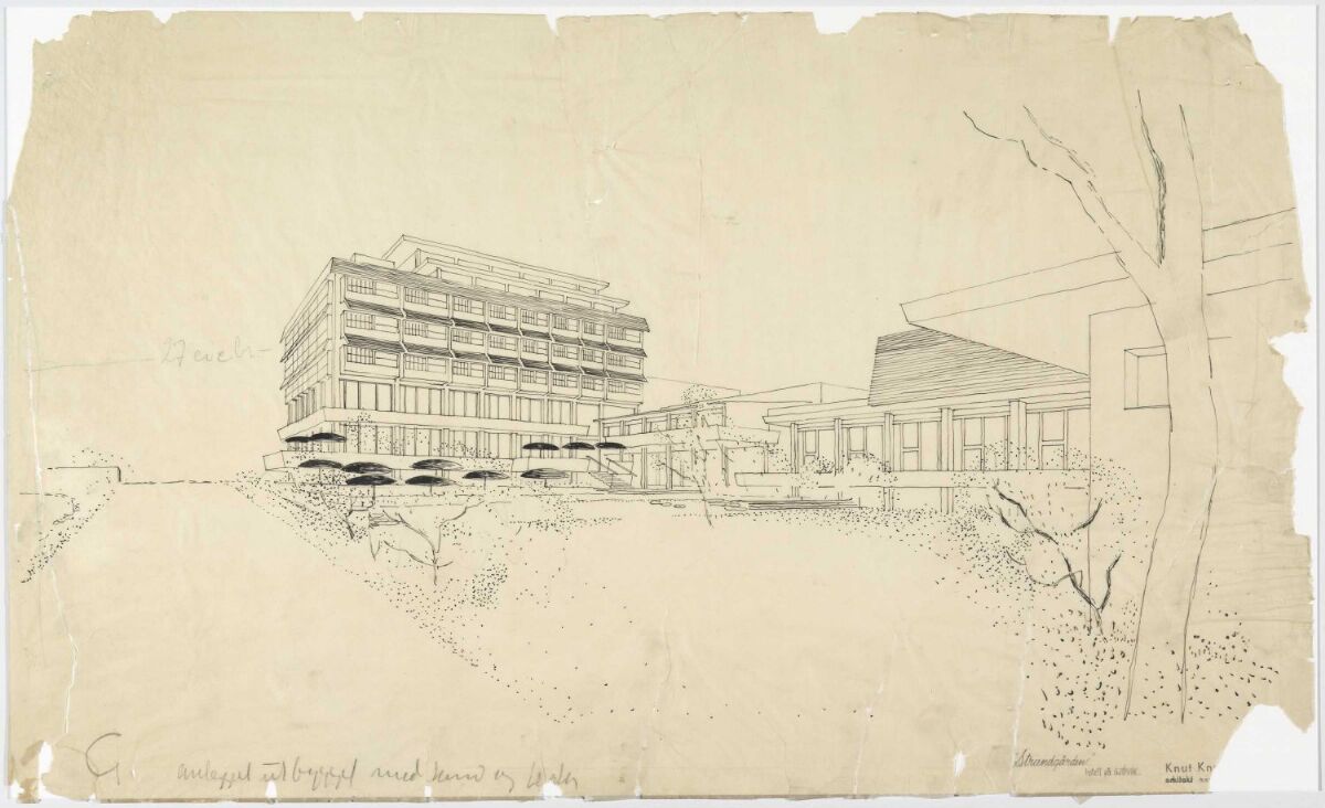 Knut Knutsen, Strandgården hotell på Gjøvik – Nasjonalmuseet – Collection