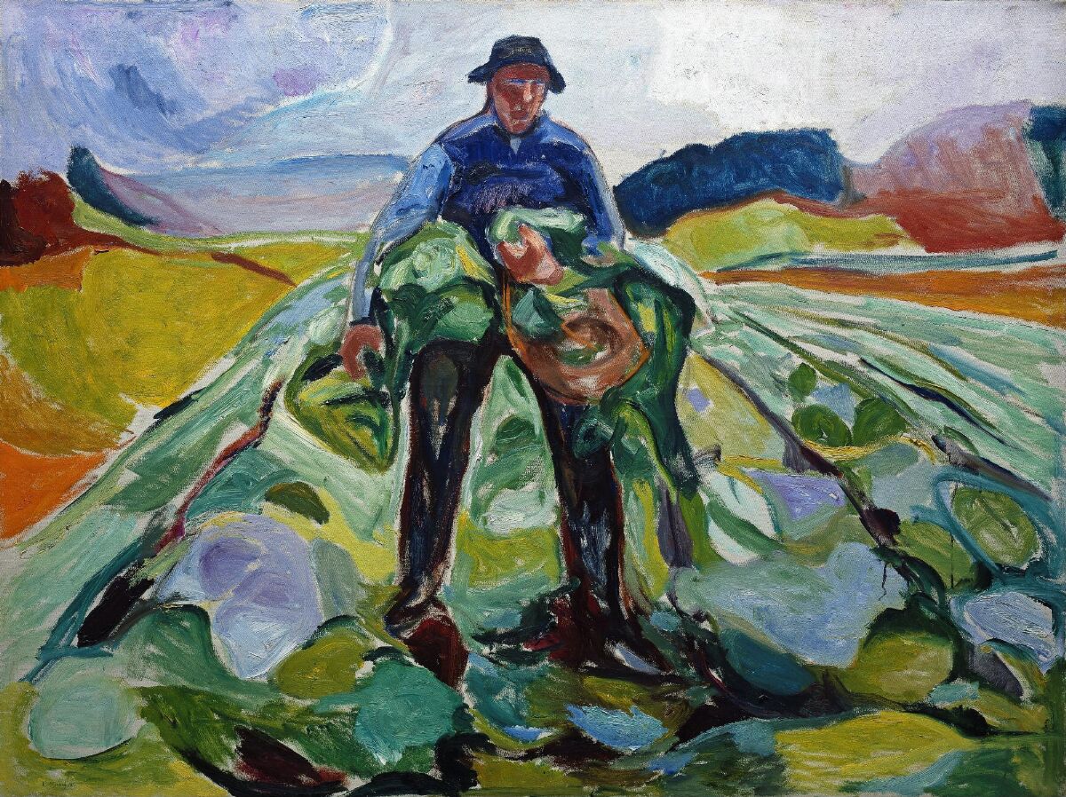 Edvard Munch, Man in the Cabbage Field – Nasjonalmuseet – Collection