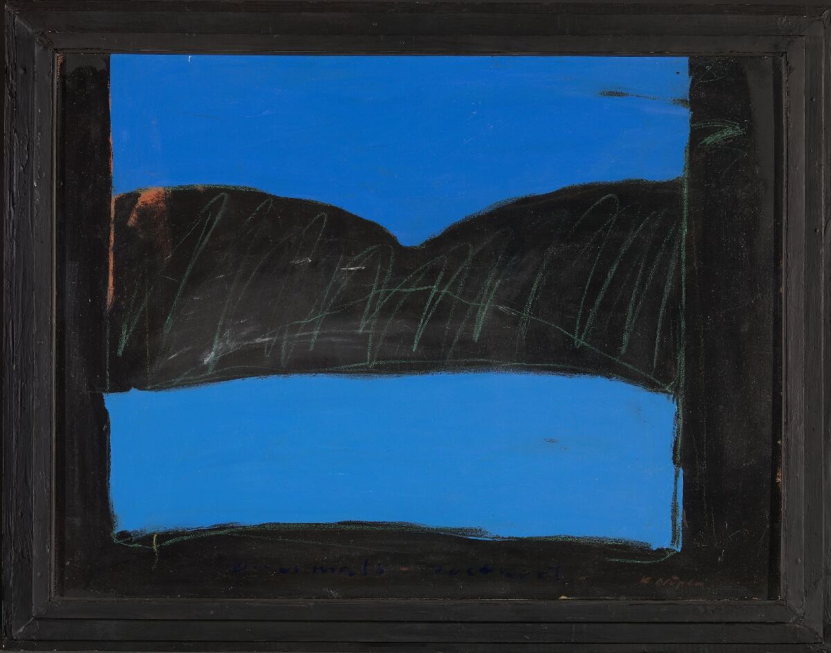Kjell Nupen, Overmalt postkort – Nasjonalmuseet – Samlingen