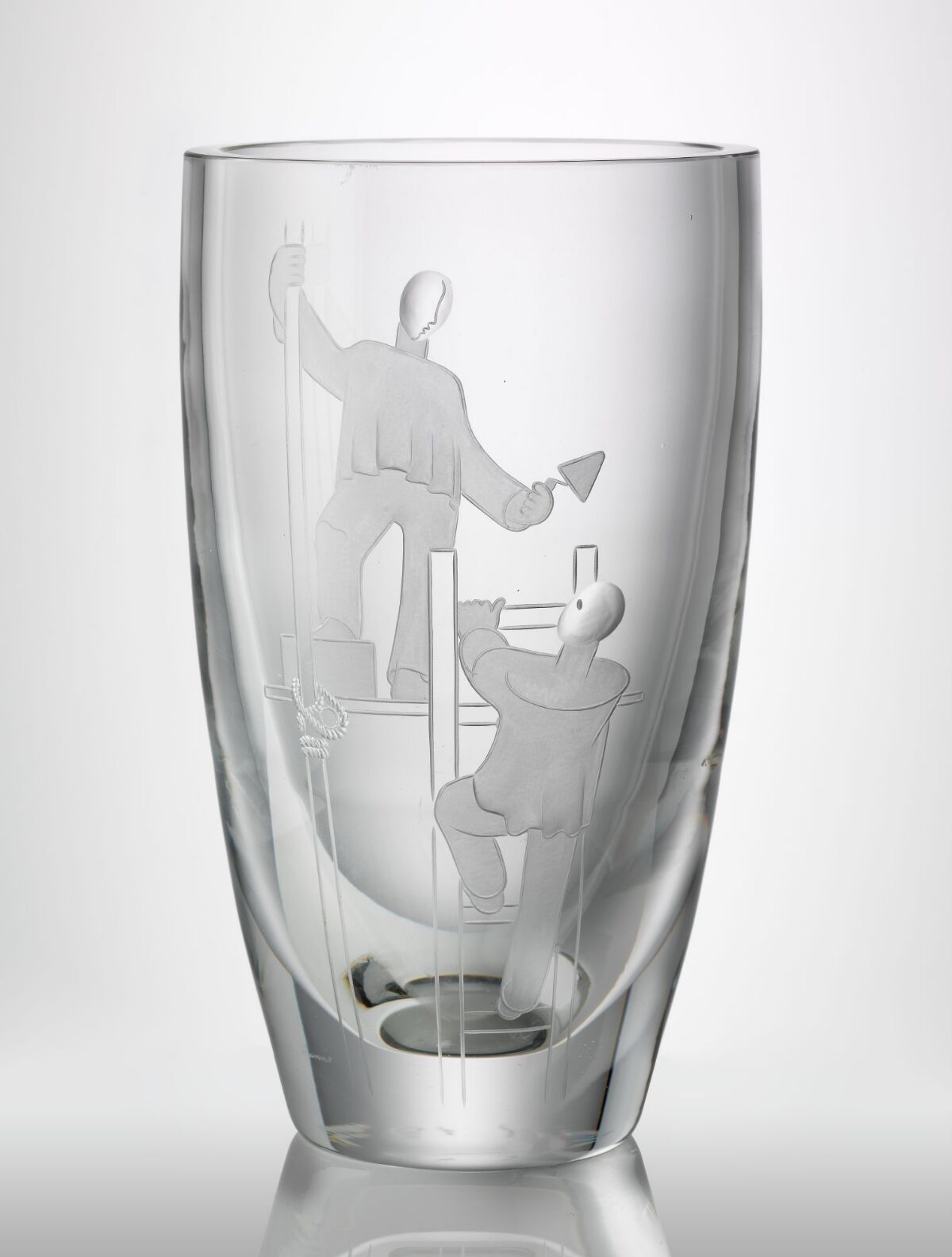 Carl von Hanno, O. S., Hadeland Glassverk, Vase – Nasjonalmuseet ...