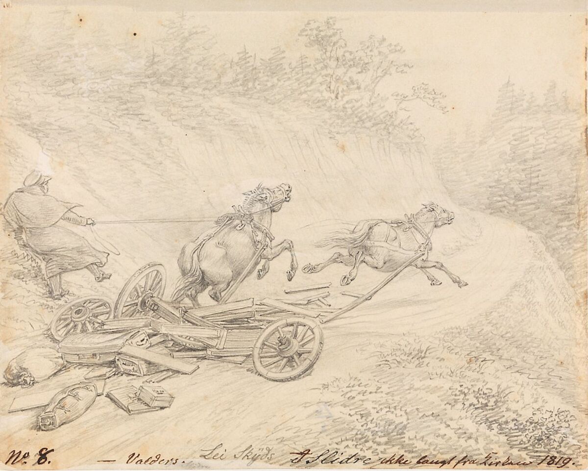 Johannes Flintoe, Lei skyss i Valdres – Nasjonalmuseet – Samlingen