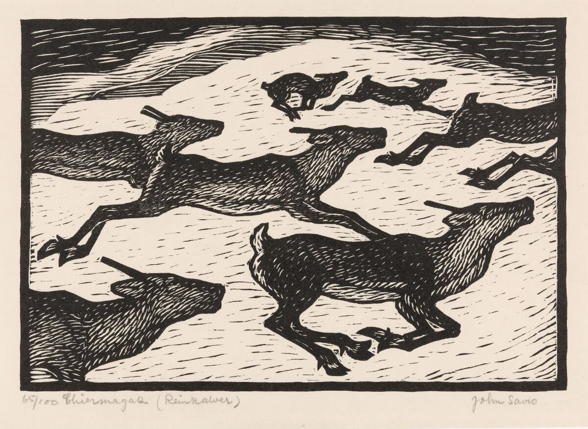 John Savio, Reindeer Calves II – Nasjonalmuseet – Collection