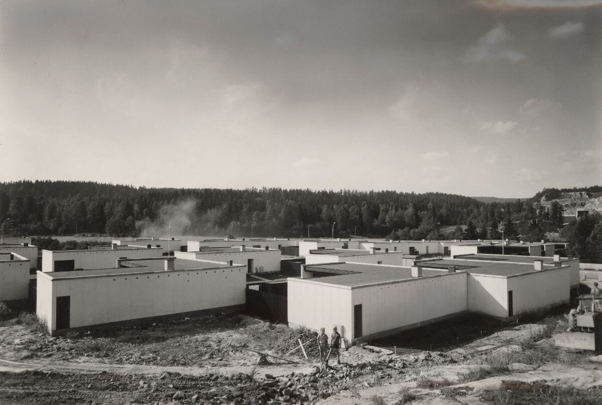 Teigens Fotoatelier, Håkon Mjelva, Atriumhus på Ammerud ...