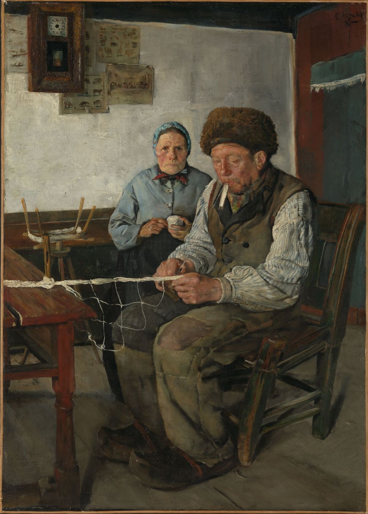 Christian Krohg, Garnbinderen – Nasjonalmuseet – Samlingen