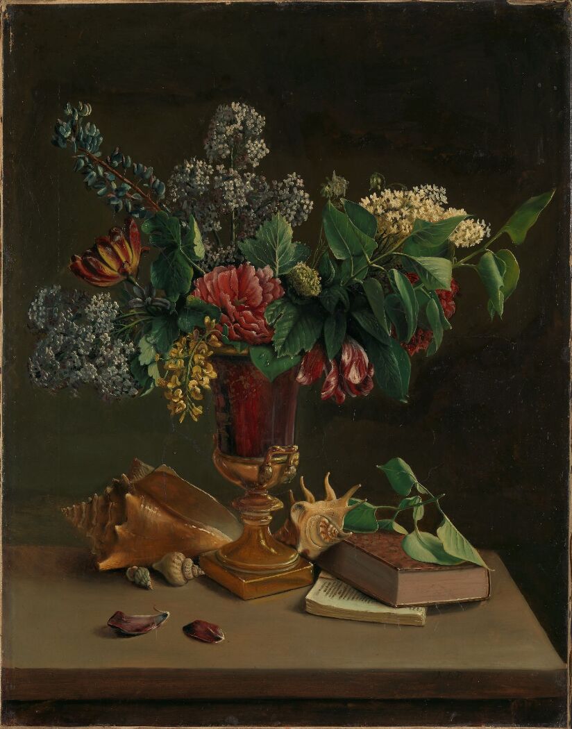 Blomster Stilleben Tegninger