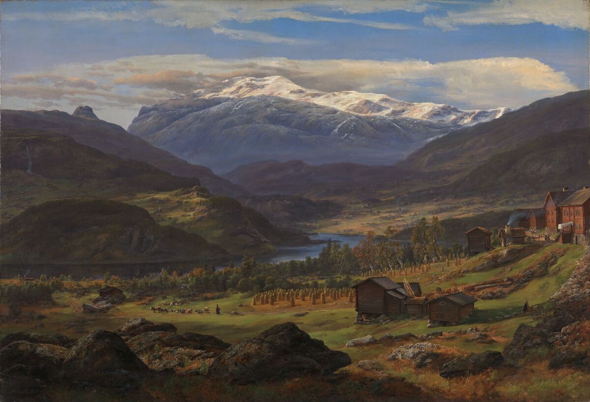 Johan Christian Dahl, Fra Hjelle i Valdres – Nasjonalmuseet – Samlingen