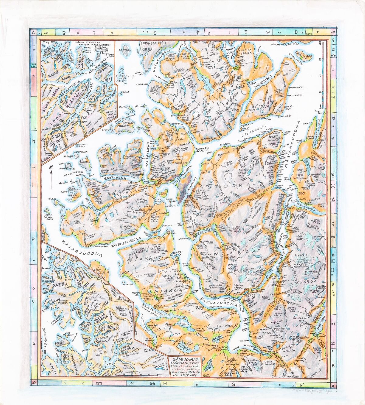 Hans Ragnar Mathisen, Sámi namat Tråm’sa guovllos (Stedsnavn i Troms ...