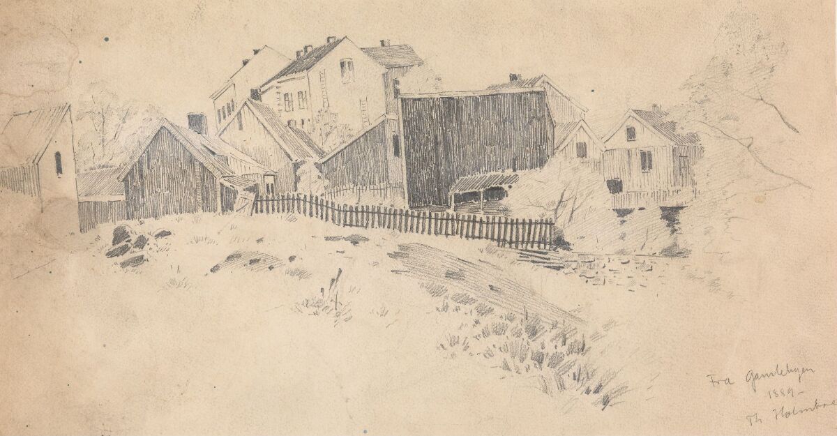 Thorolf Holmboe, Fra Gamlebyen – Nasjonalmuseet – Samlingen