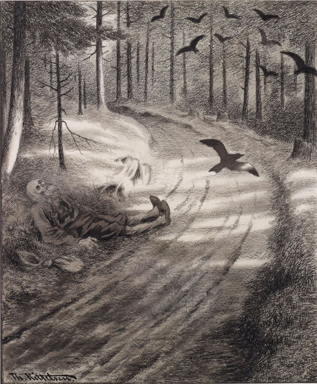 Theodor Kittelsen, Fattigmannen – Nasjonalmuseet – Samlingen