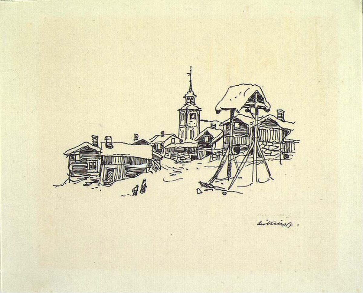 Kjell Aukrust, Røros – Nasjonalmuseet – Collection