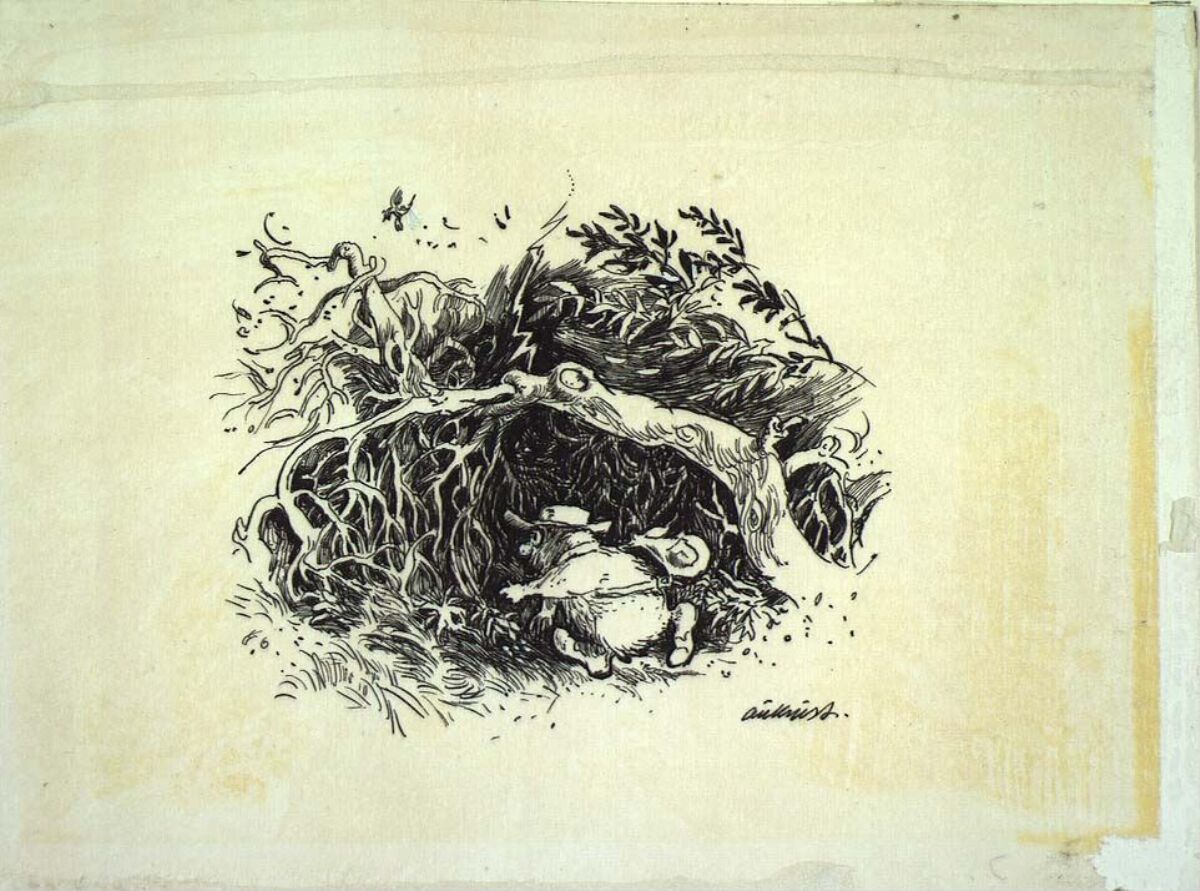 Kjell Aukrust, Ludvig var synlig i lynglimtene – Nasjonalmuseet – Samlingen