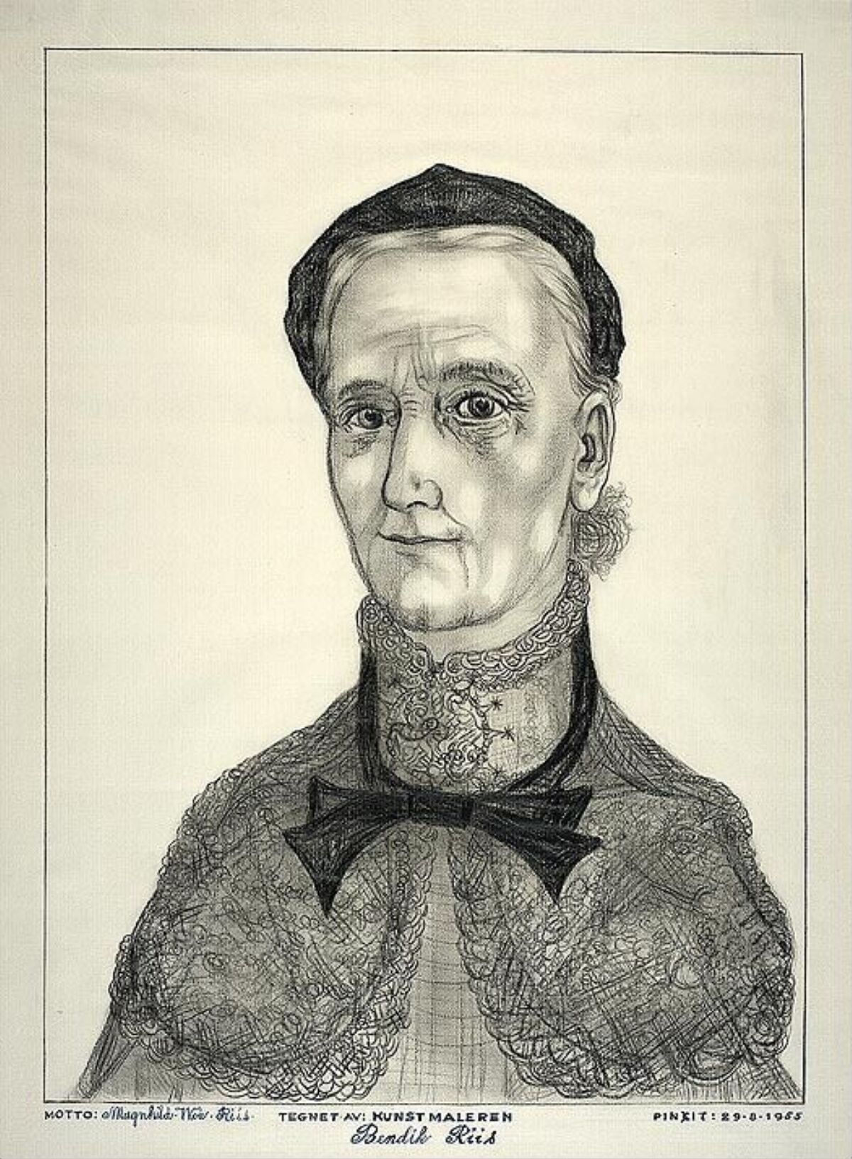 Bendik Riis, Magnhild Woie Riis – Nasjonalmuseet – Samlingen