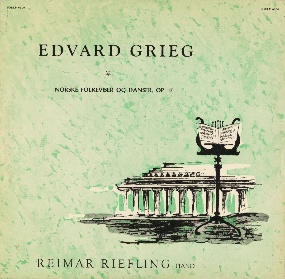 Terje Kjær / Moltzau & co, Oslo, Forum, Edvard Grieg-Reimar Riefling ...