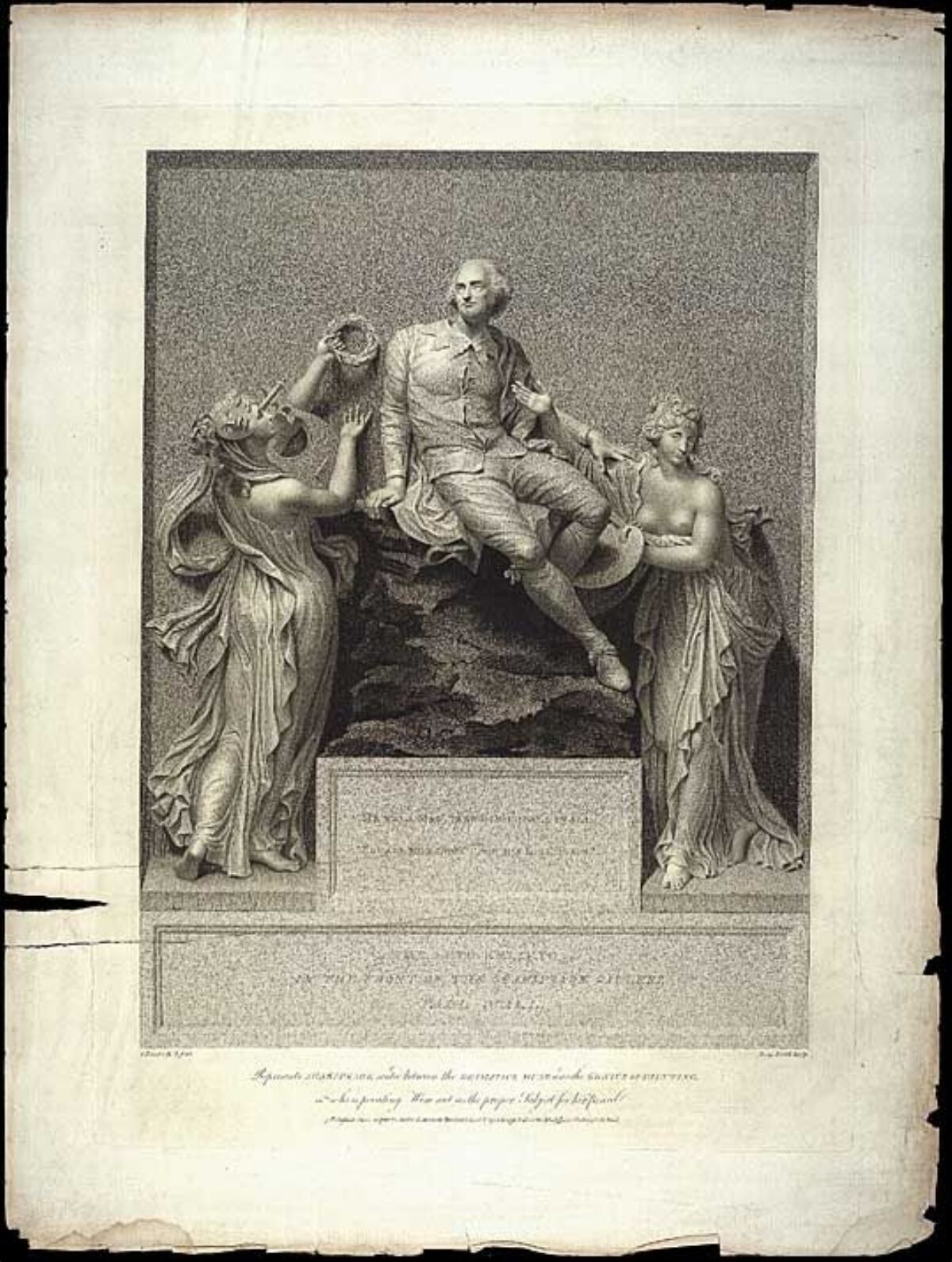 Benjamin Smith, Boydell, J. & J., Monument over William Shakespeare ...