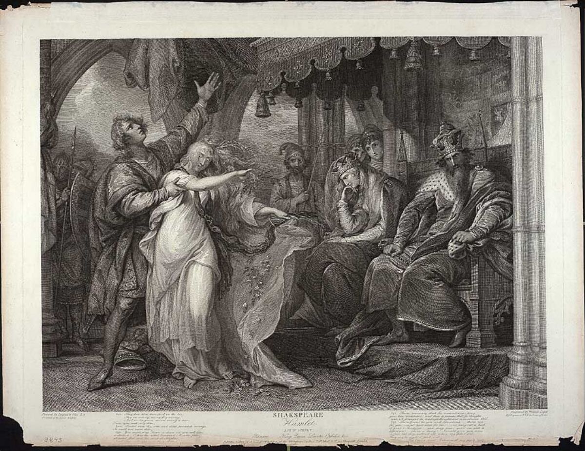Franz Legat, Boydell, J. & J., Scene fra "Hamlet" av William ...