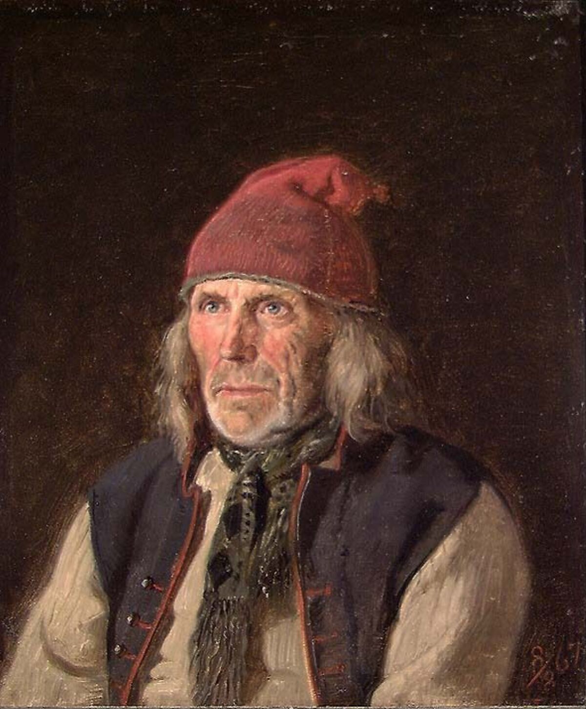 Adolph Tidemand, Fiskeren Christen Larsen, Vikøy – Nasjonalmuseet ...