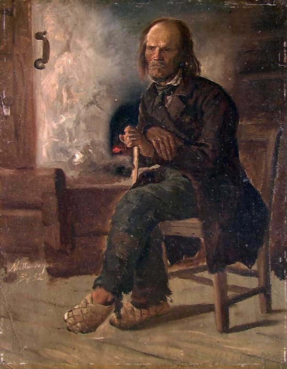 Adolph Tidemand, Mann fra Finnskogen i Värmland – Nasjonalmuseet ...