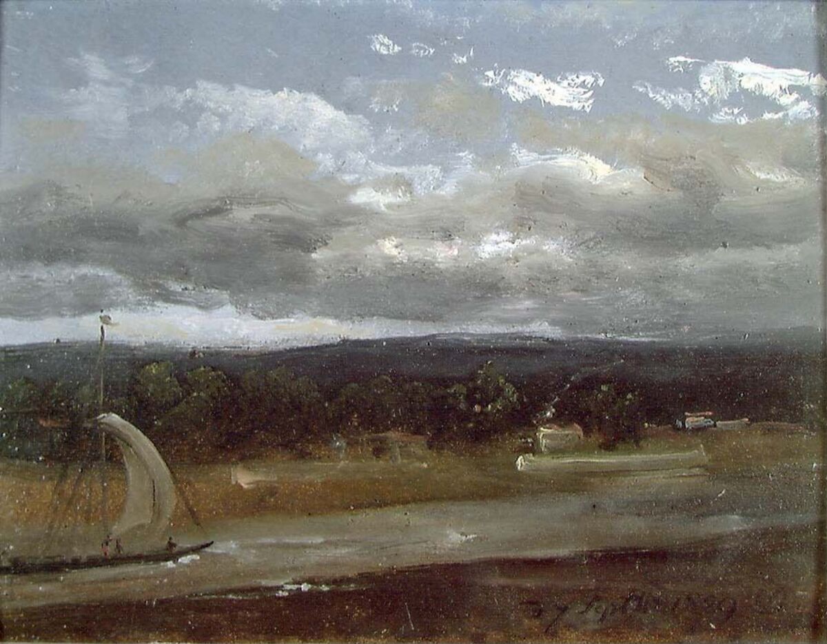 Johan Christian Dahl, View of the Elbe – Nasjonalmuseet – Collection