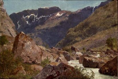 Hans Gude, Coastal Landscape, Rügen – Nasjonalmuseet – Collection