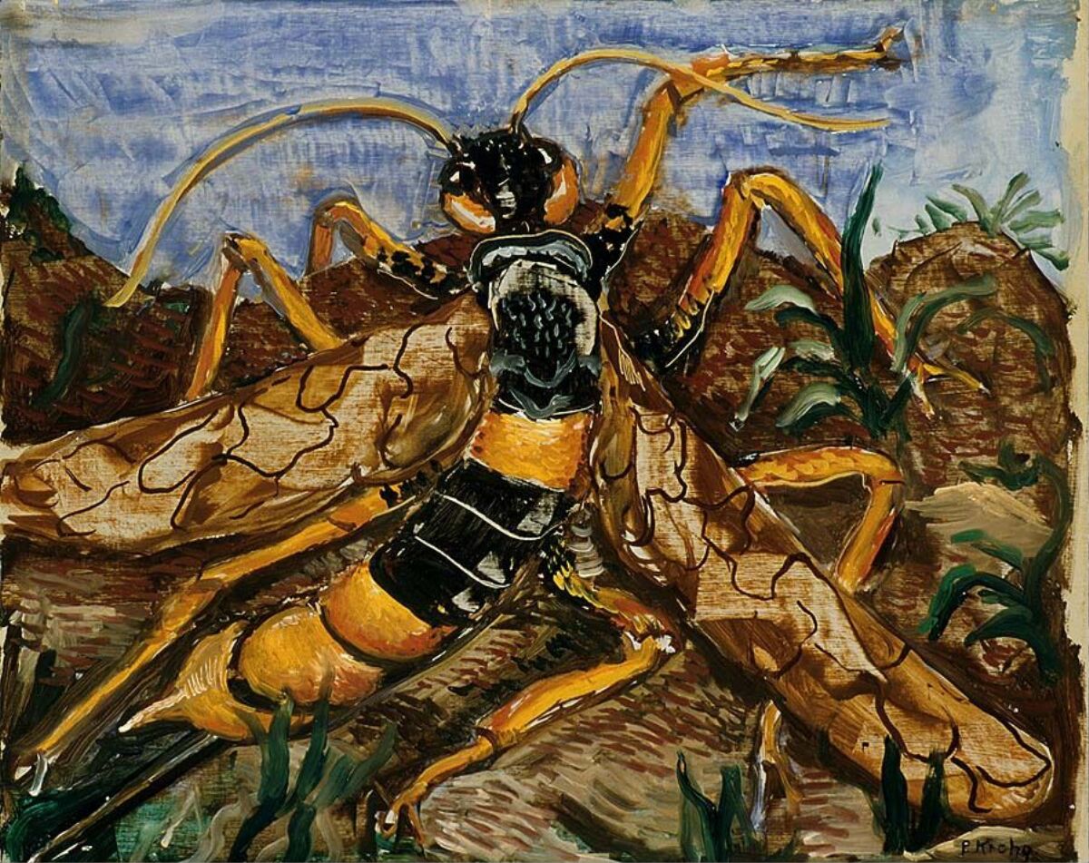 Per Krohg, Study for a fresco decoration, Hersleb skole in Oslo ...