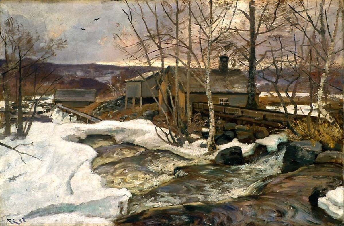 Frederik Collett, After Sunset, Mesna – Nasjonalmuseet – Collection