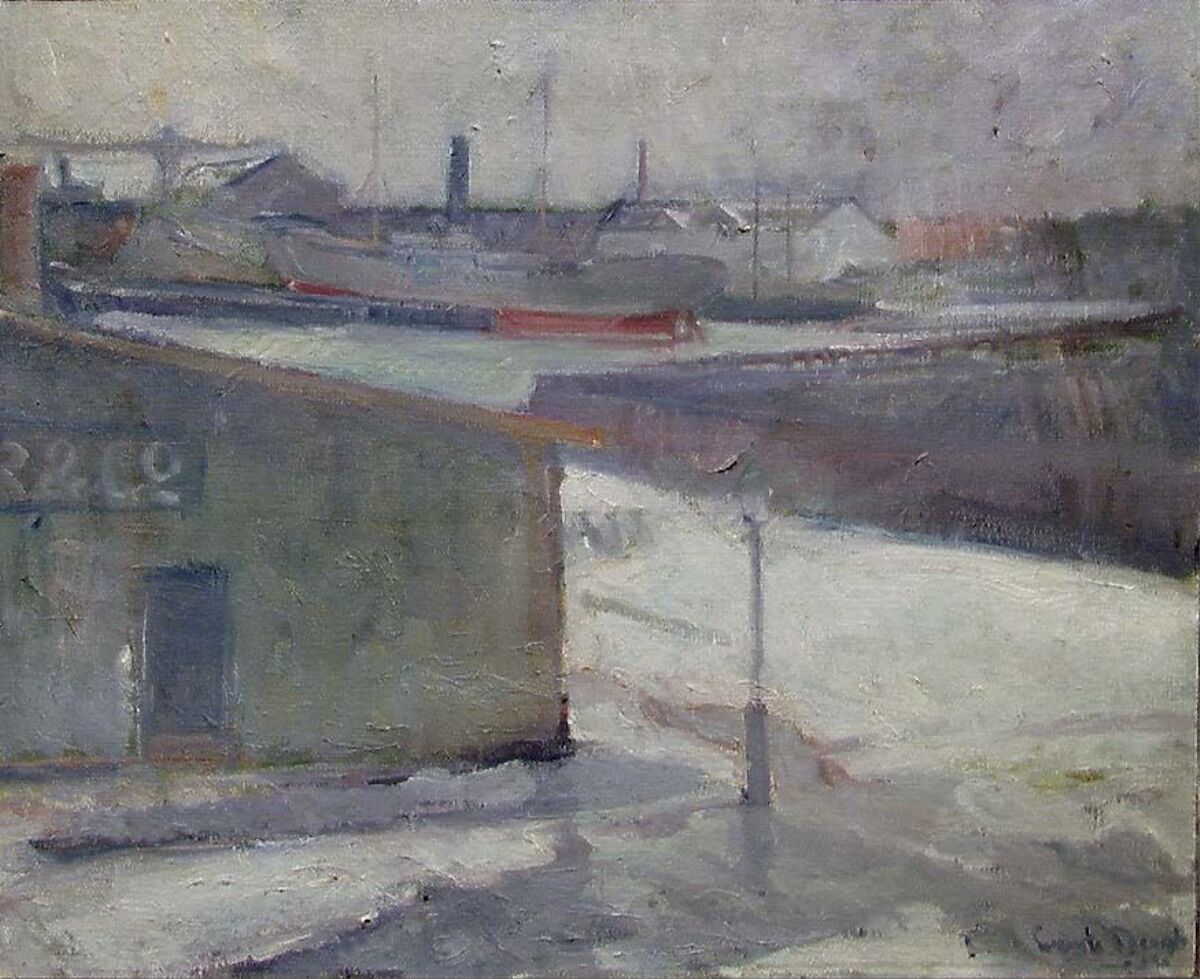 Svante Bergh, Malmø havn – Nasjonalmuseet – Samlingen