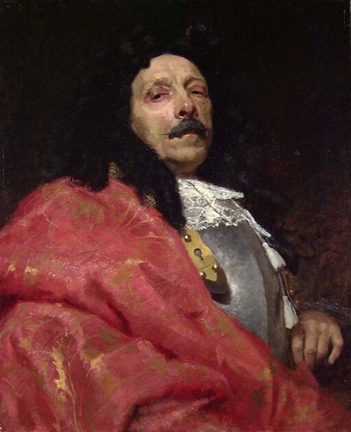 Jahn Ekenæs, Portrait of a Man in Baroque Costume – Nasjonalmuseet ...