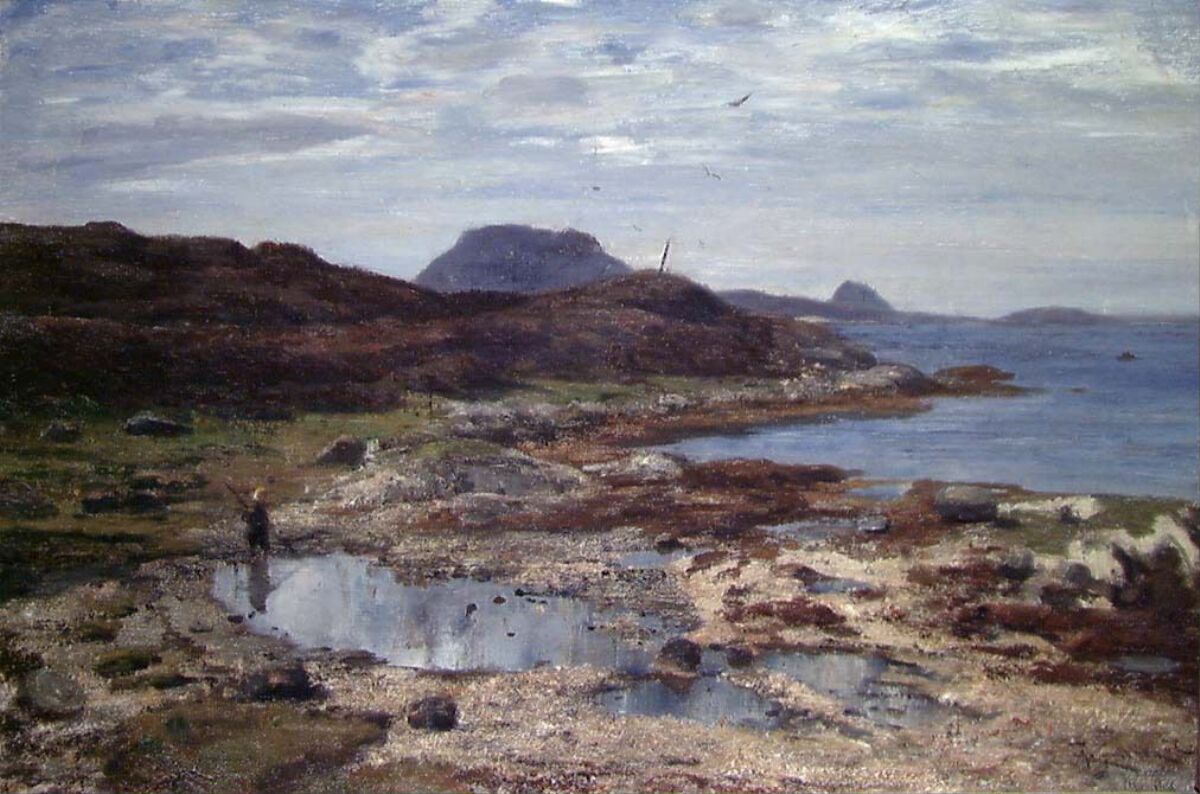 Frederik Collett, Summer Landscape from Florø – Nasjonalmuseet – Collection