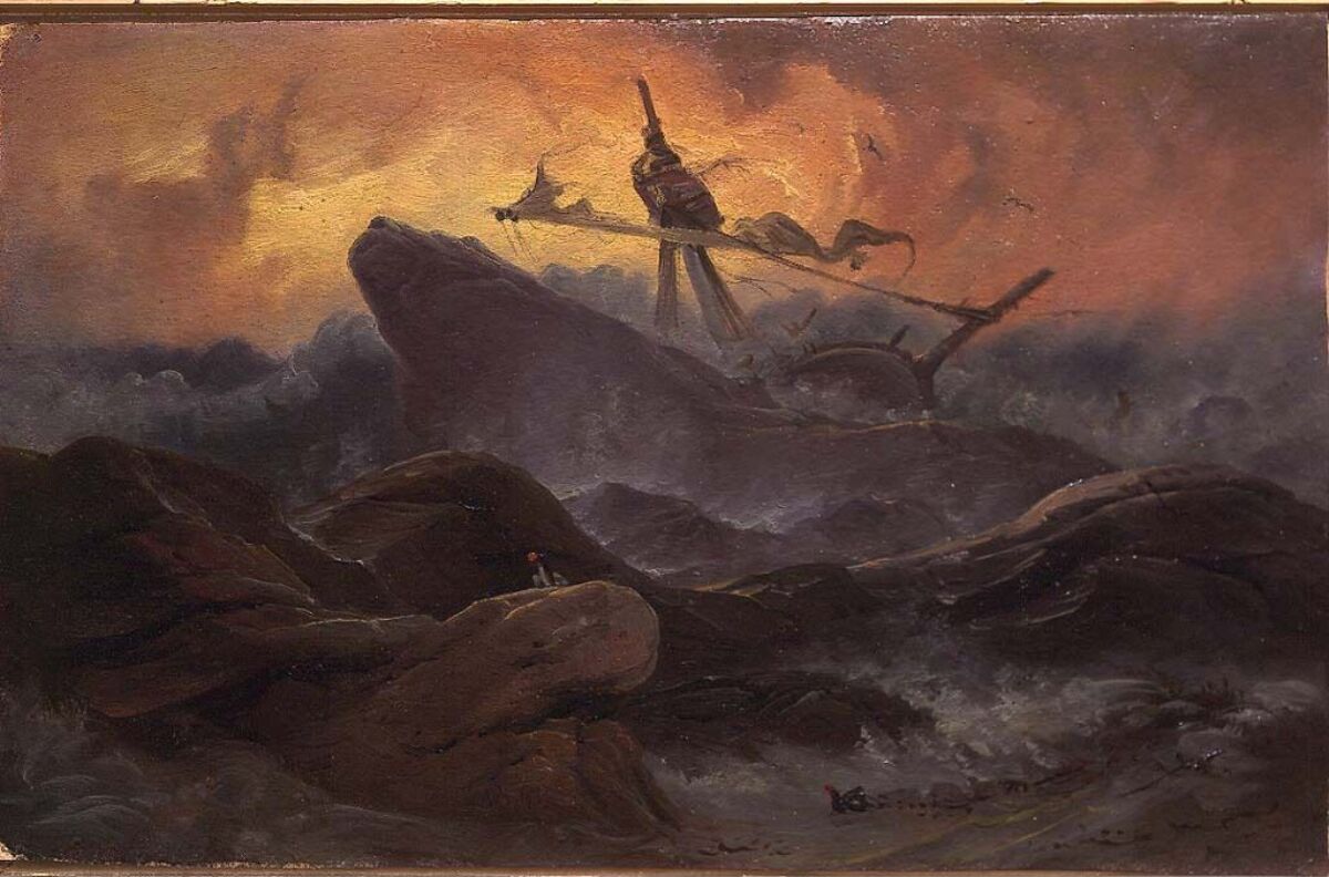 Knud Baade, Shipwreck – Nasjonalmuseet – Collection