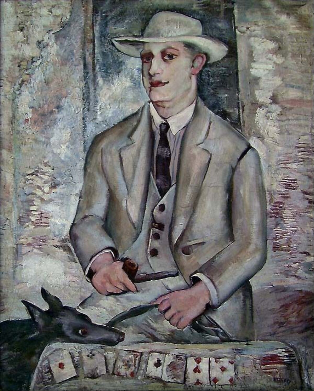 Bernt Julius Muus Clüver, Falskspiller – Nasjonalmuseet – Samlingen