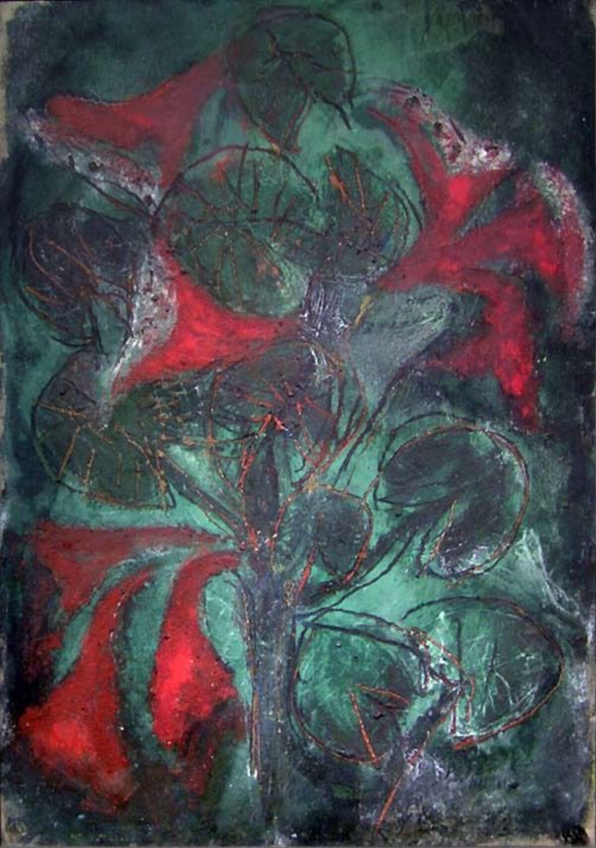 Rolf Nesch, Blomster – Nasjonalmuseet – Samlingen