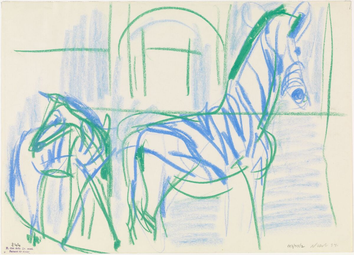 Rolf Nesch, Sebraer – Nasjonalmuseet – Samlingen