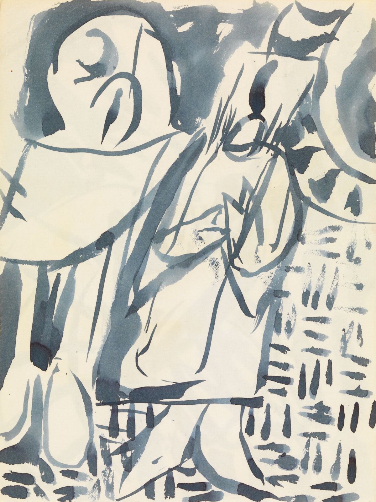 Rolf Nesch, To figurer – Nasjonalmuseet – Collection