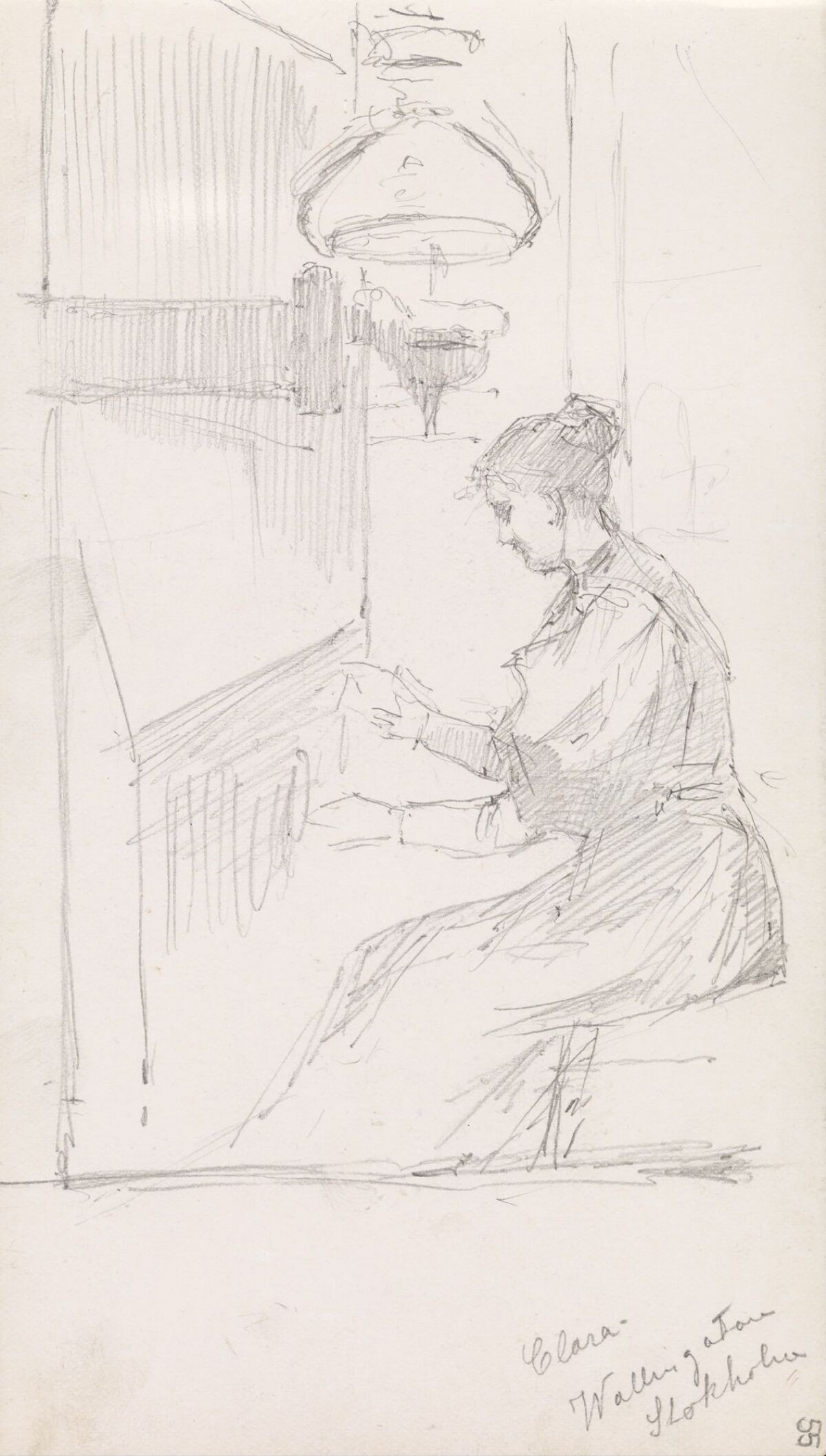 Asta Nørregaard, Clara Birch at the Loom – Nasjonalmuseet – Collection