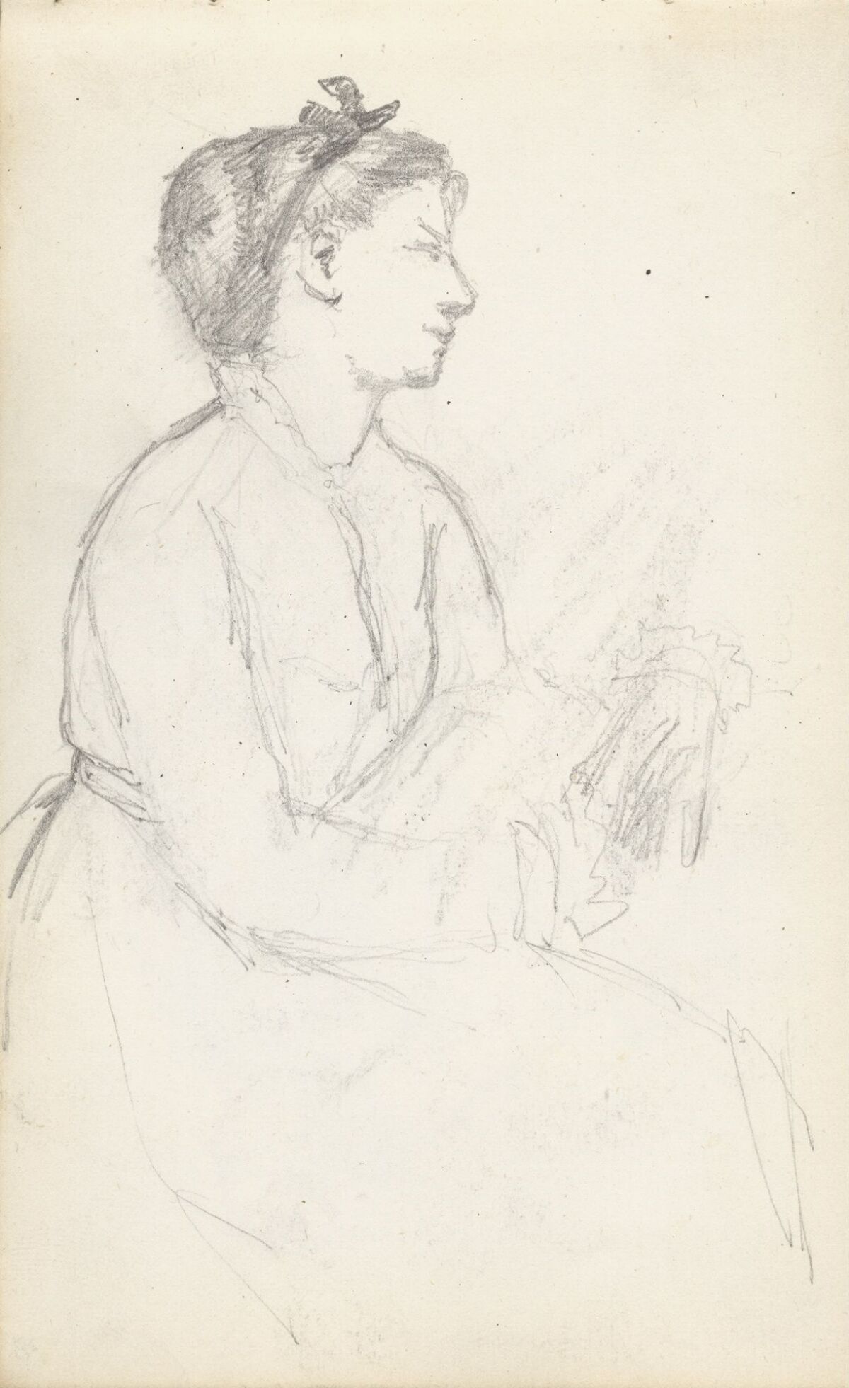 Hans Dahl, Sittende jente – Nasjonalmuseet – Samlingen