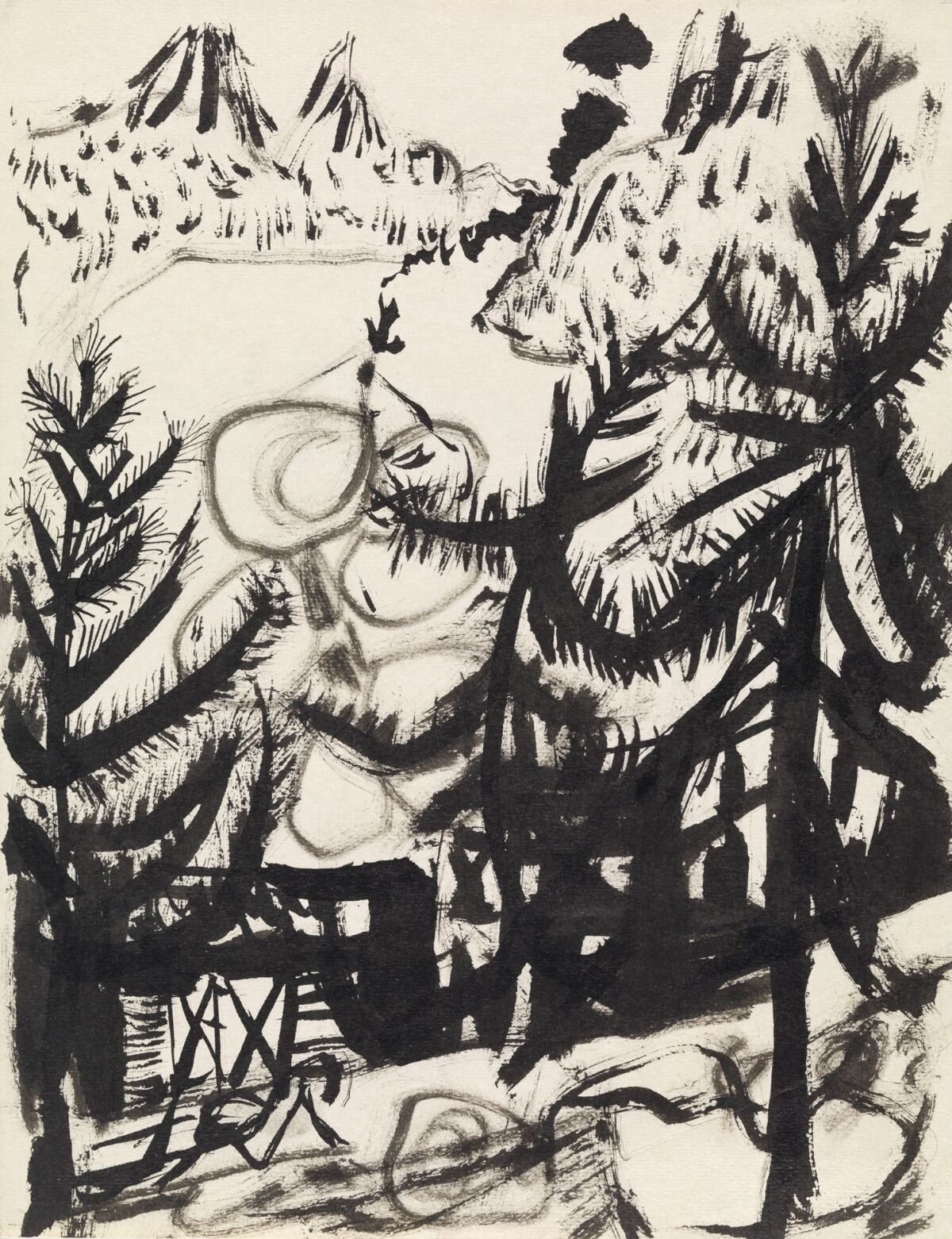 Rolf Nesch, Skoglandskap – Nasjonalmuseet – Samlingen