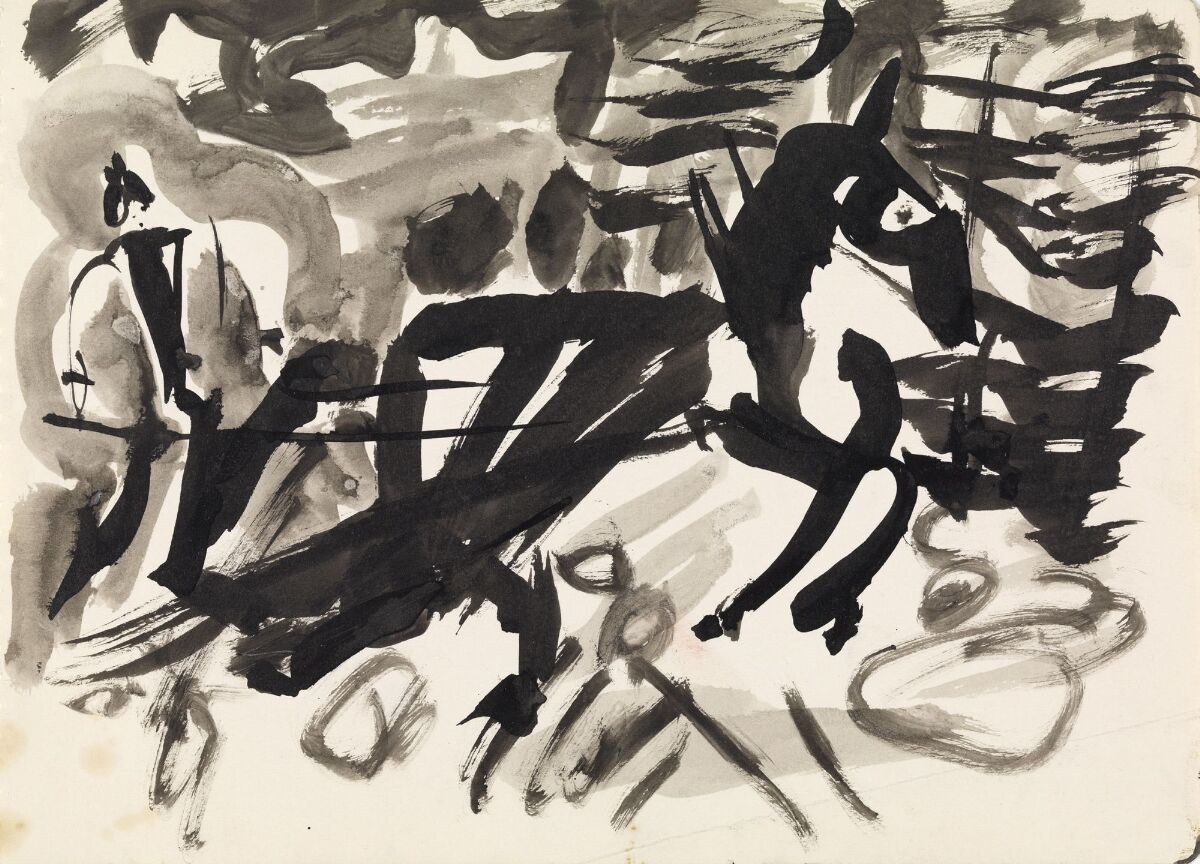 Rolf Nesch, Pløying – Nasjonalmuseet – Samlingen