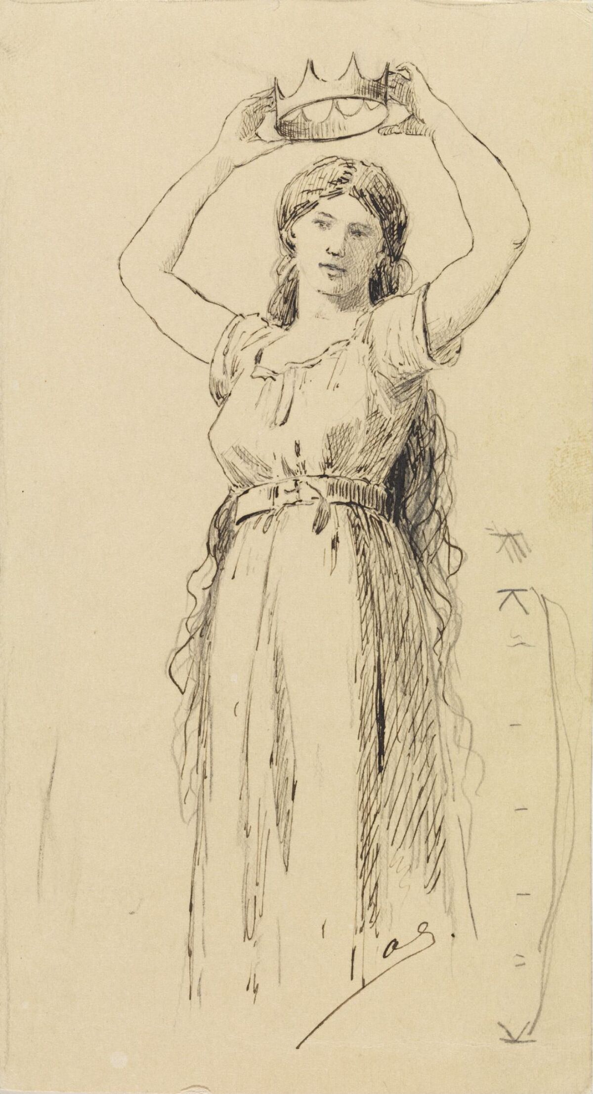 Otto Sinding, Prinsesse med gullkrone – Nasjonalmuseet – Samlingen