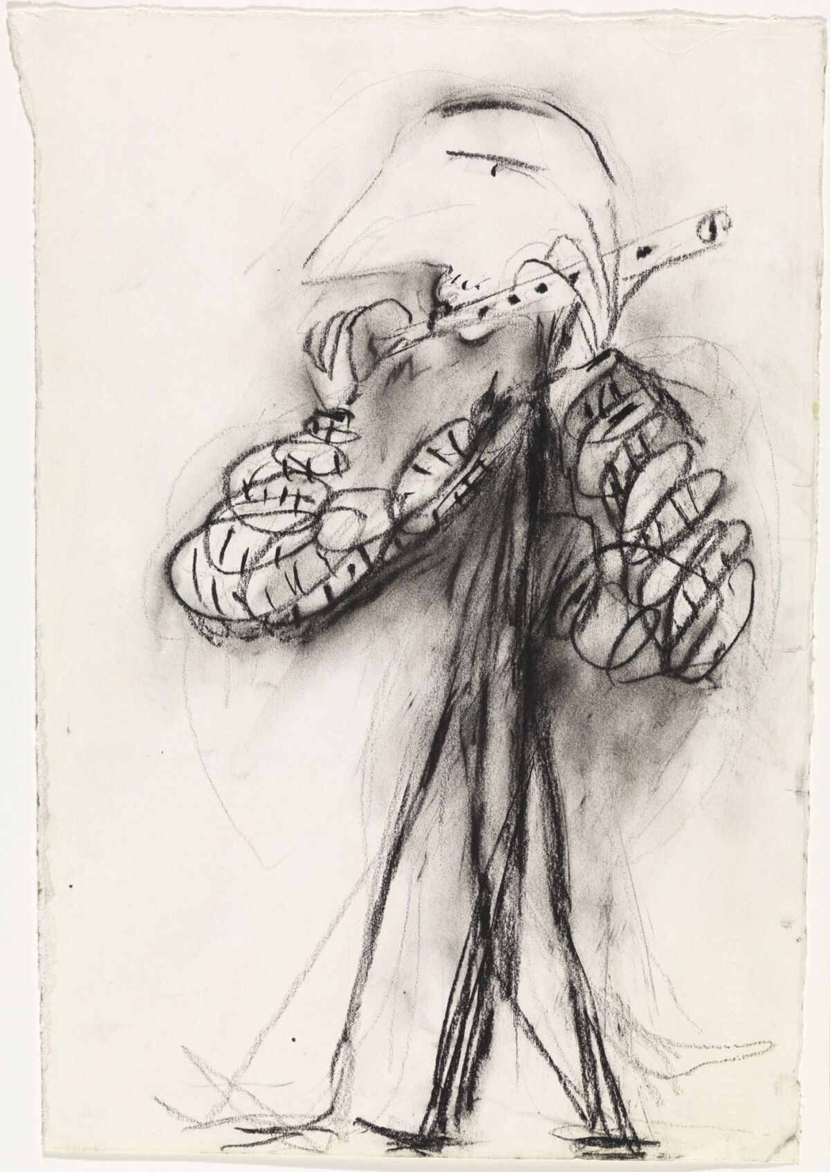 Rolf Nesch, Fløytespiller – Nasjonalmuseet – Samlingen