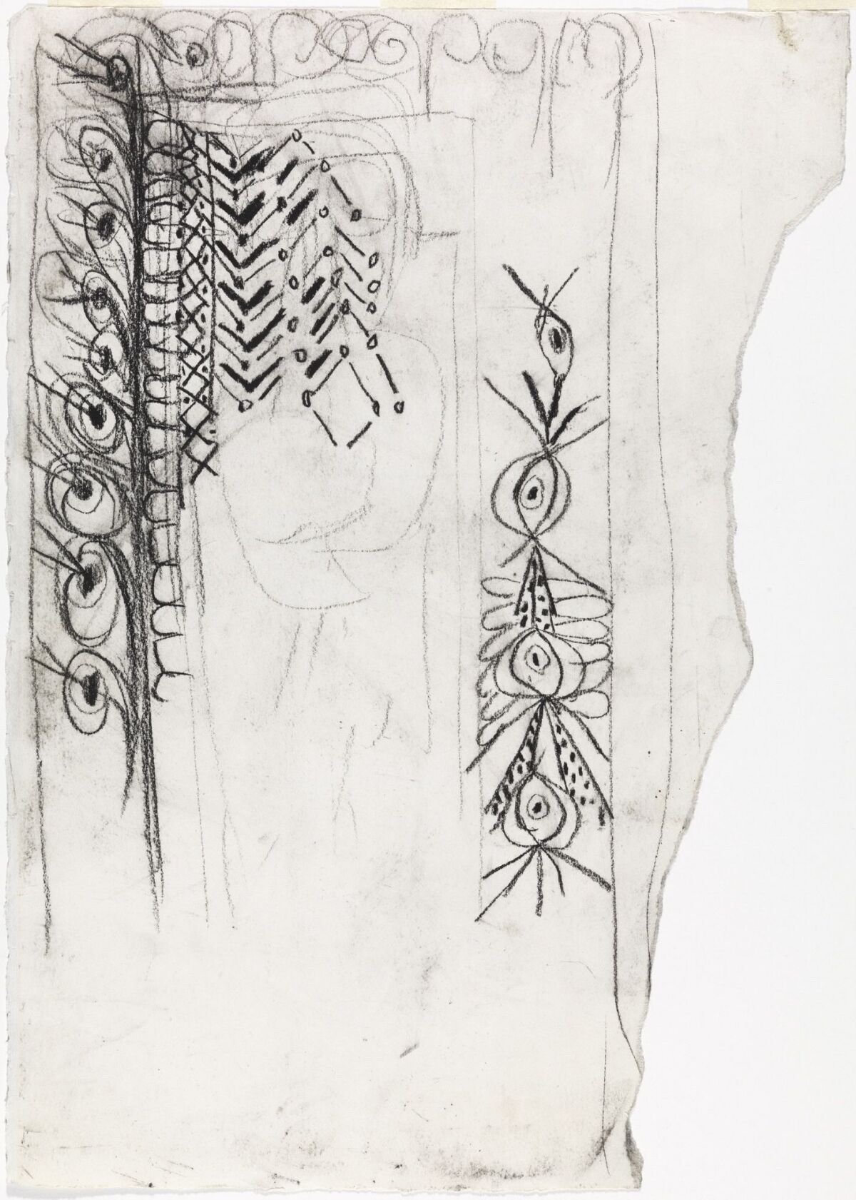 Rolf Nesch, Komposisjonsutkast – Nasjonalmuseet – Samlingen