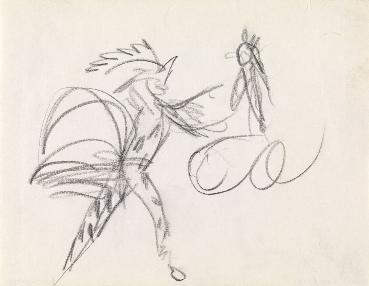 Rolf Nesch, Mann i fuglekostyme; figur – Nasjonalmuseet – Samlingen