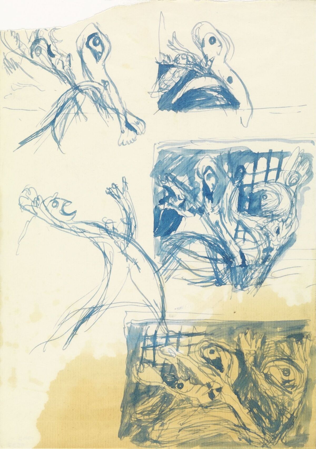 Rolf Nesch, Figur- og komposisjonsstudier – Nasjonalmuseet – Collection