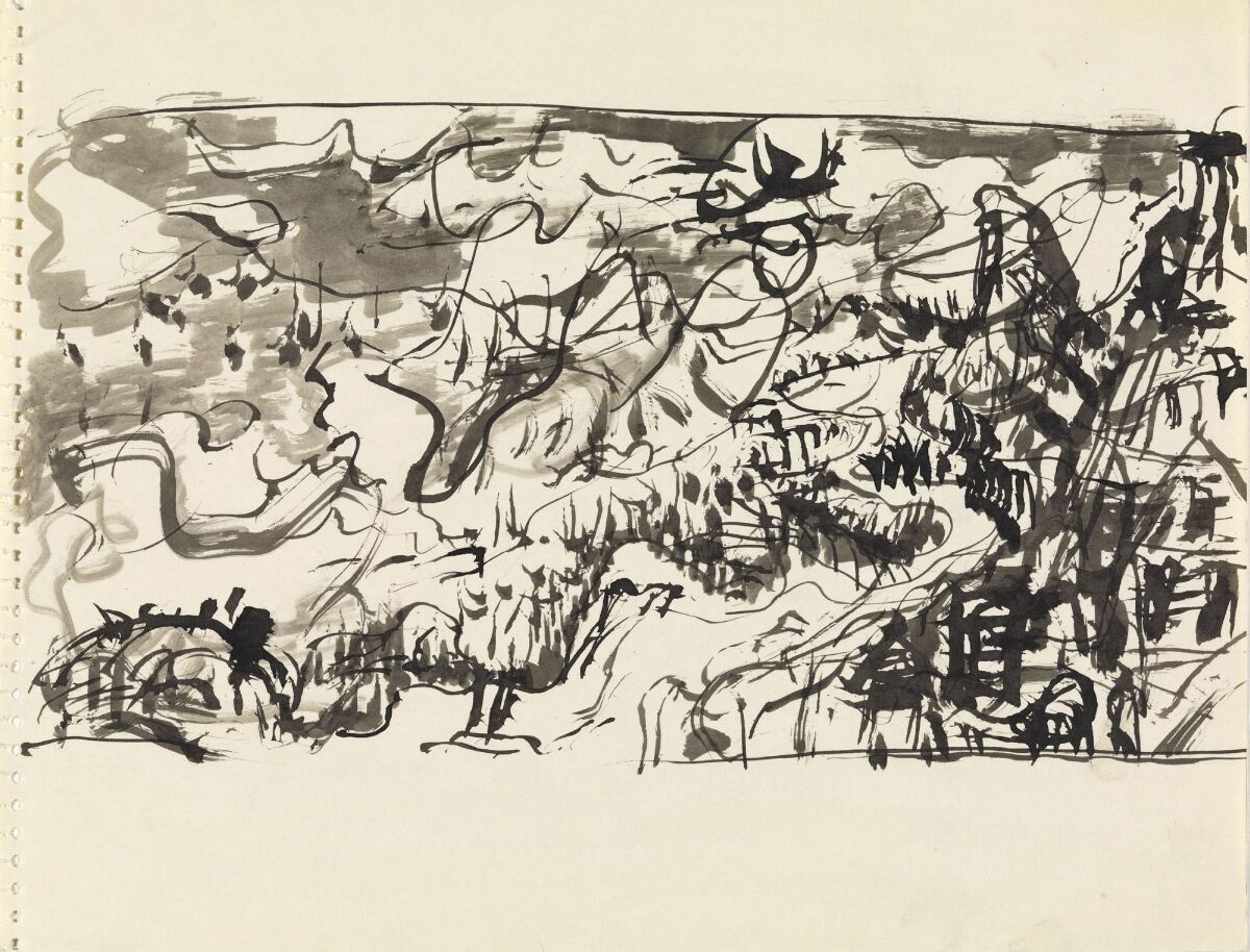 Rolf Nesch, Fjellandskap med gård – Nasjonalmuseet – Samlingen